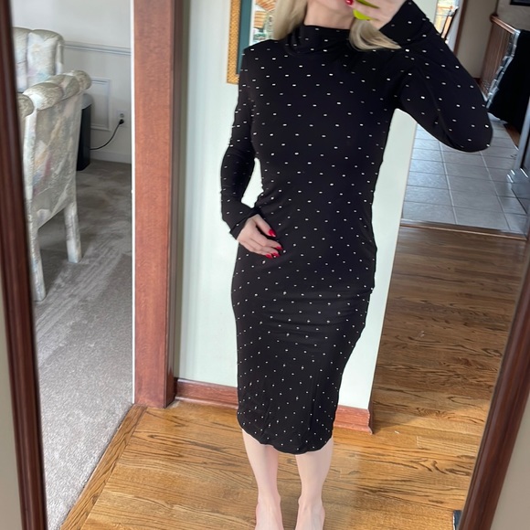Ramy Brook | Dresses | Rami Brook Midi Dress W Studs | Poshmark